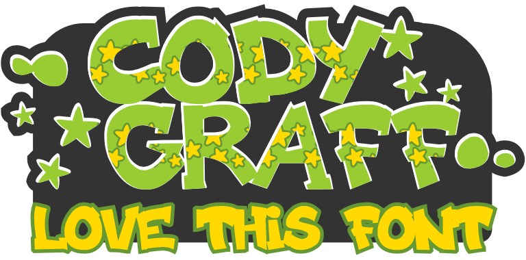 Codygraff - шрифт - Графити.БГ / Graffiti.bg